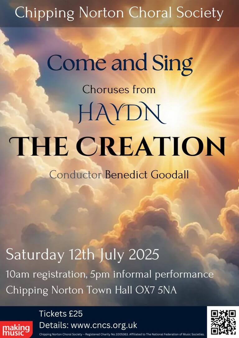 Come and Sing Day Ticket – Chipping Norton Choral Society